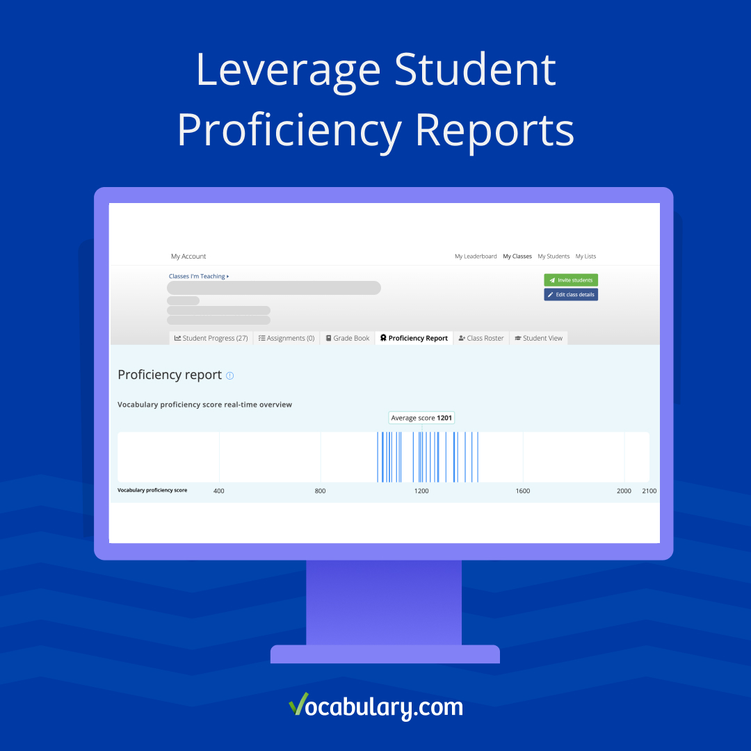 Leverage class and student data with proficiency scores : Announcements ...