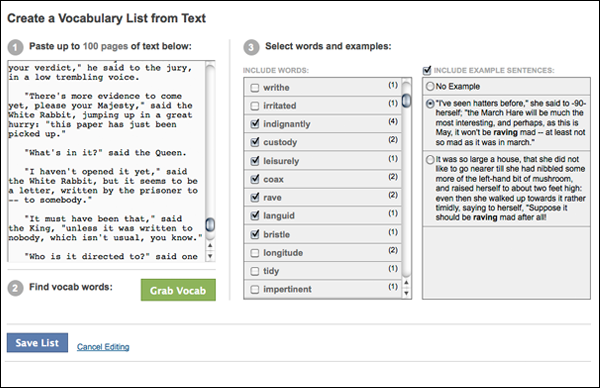 Super-Charging Your Vocabulary Lists : Announcements | Vocabulary.com
